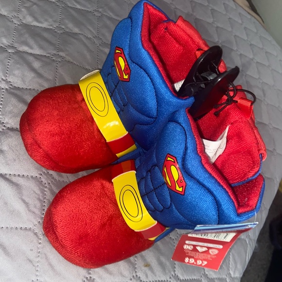 DC Comics | Shoes | Dc Comics Superman Boot Slippers Bnwt3250 | Poshmark